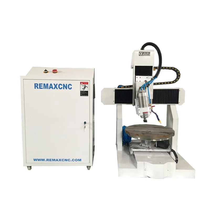 Small 5 Axis Cnc Wood Carving Metal Engraving Cnc Router Machine - Buy ...