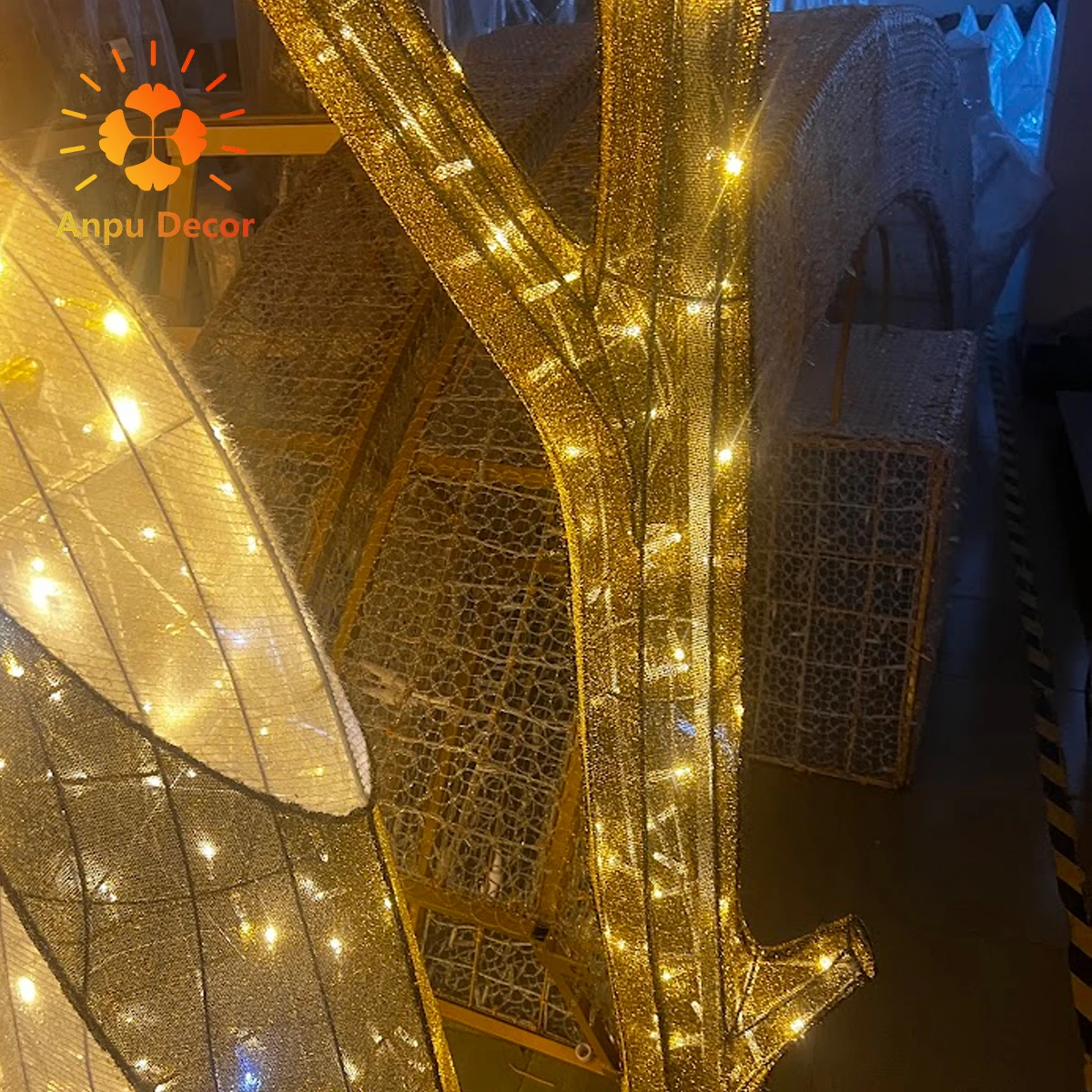 Large Simulated Golden Banyan Tree for Shopping Malls Hotels Christmas ...