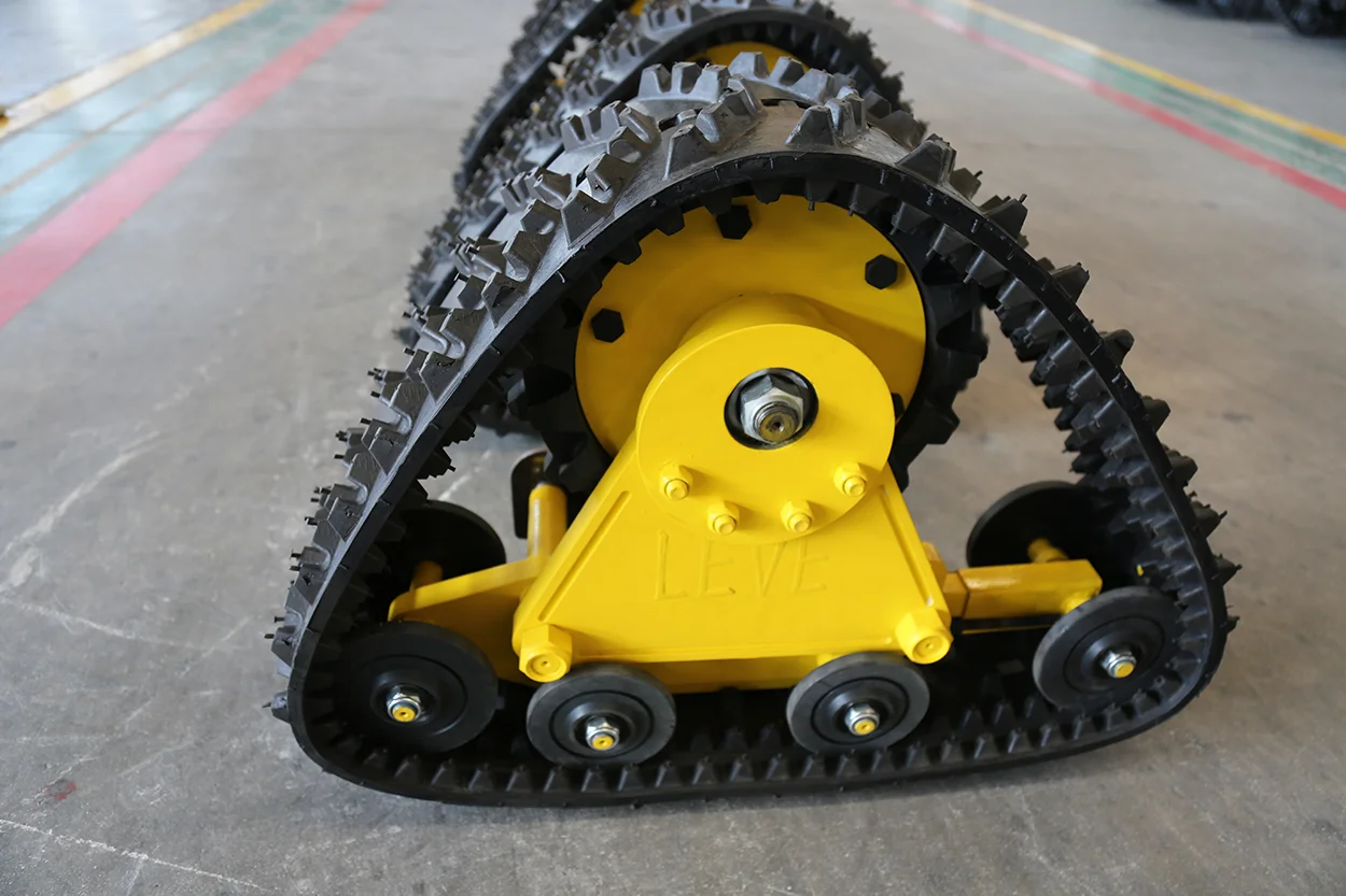 Electric Rubber Track System for Tractor Harvester Mini Triangle