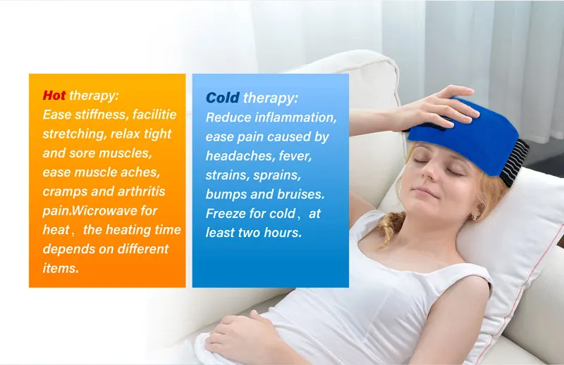 CSI Reusable Gel Hot & Cold Packs for Injury Compress for Both Warm ...