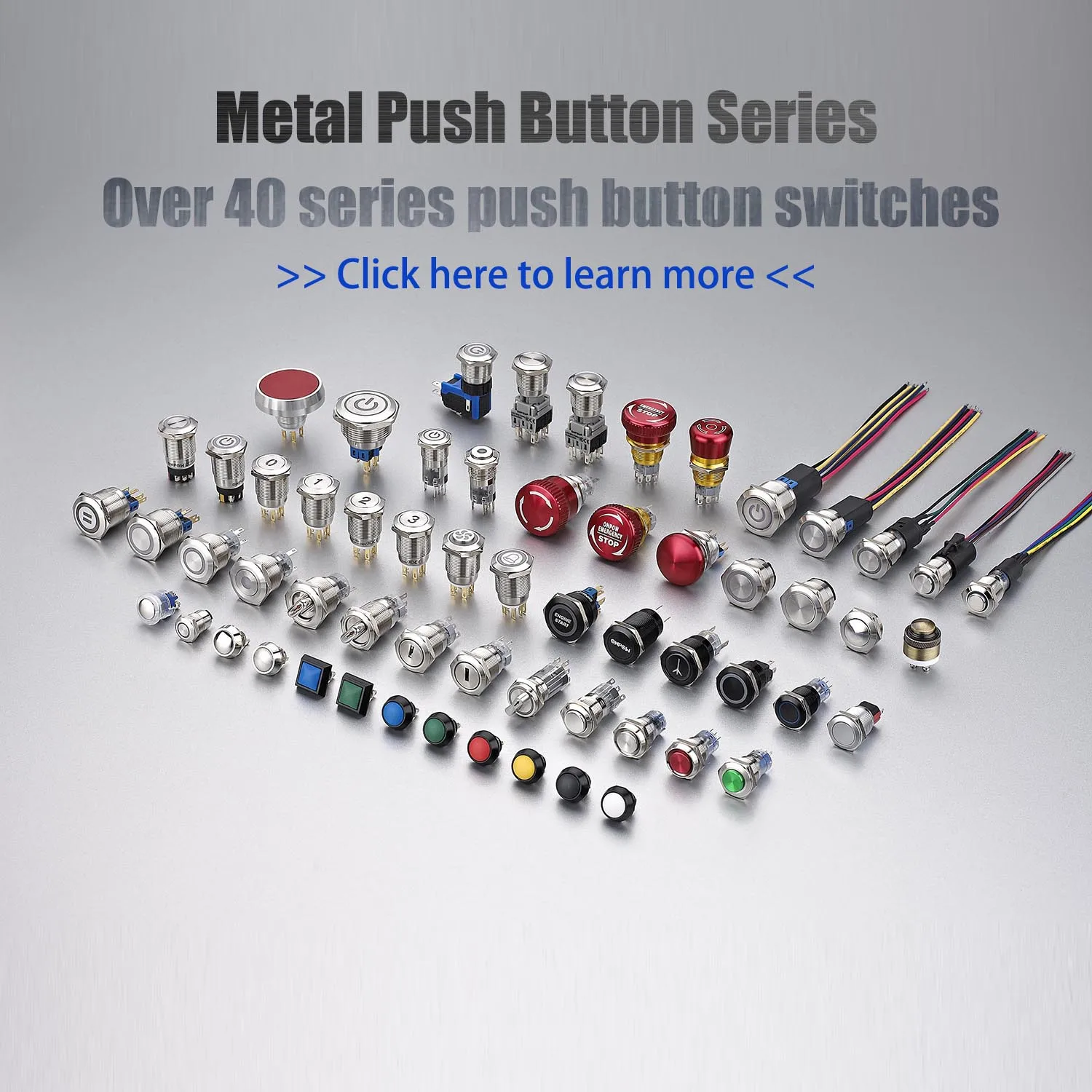 High Quality Industrial Push Button Switches - Momentary & Latching
