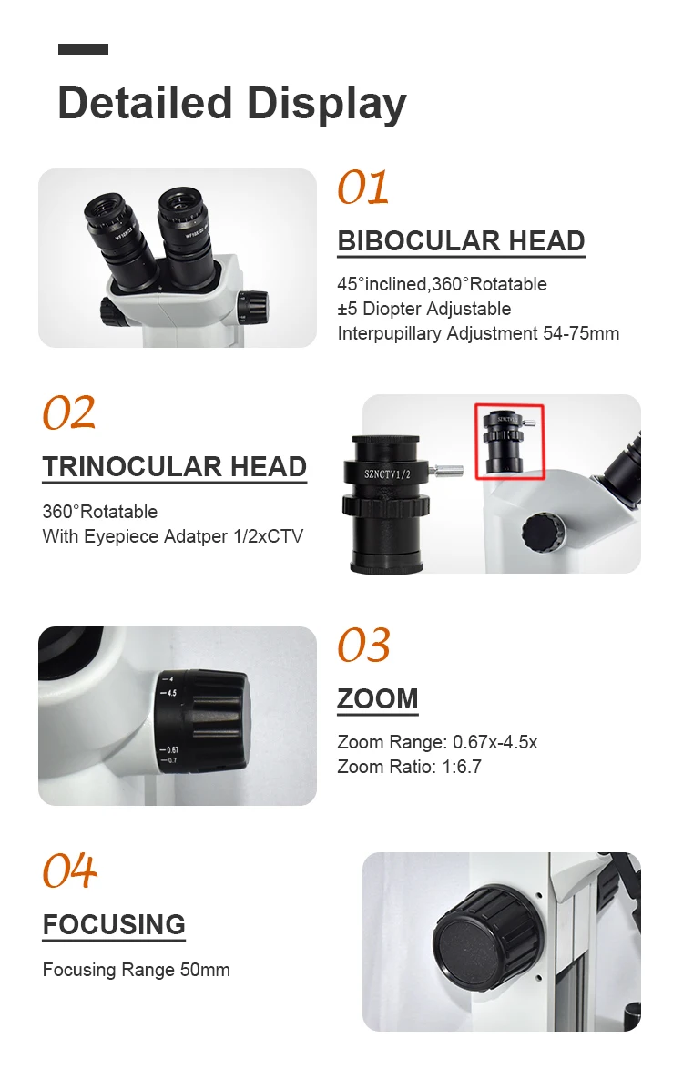 Greater Observation Machine Vision Industrial Vt-zml6745 Series Zoom ...