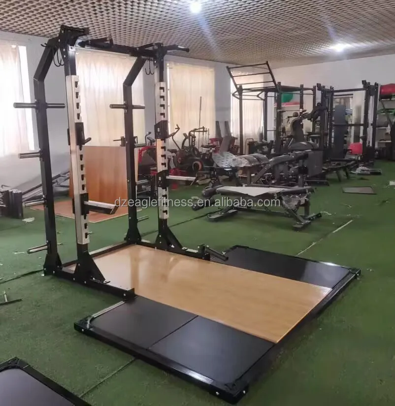 Heavy Duty Fitness Equipment Rubber Wooden Deadlift Custom ...