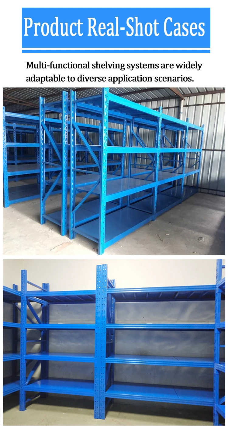 100kg Industrial Warehouse Storage Rack System Corrosion-Protected ...