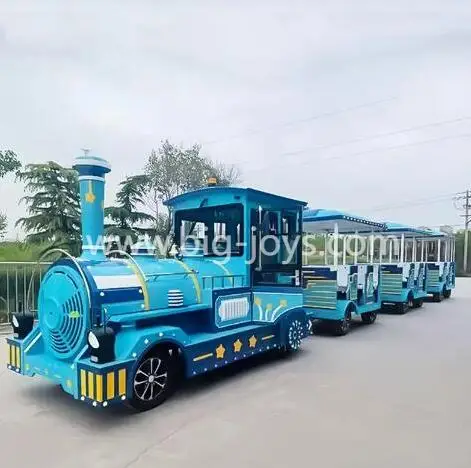 Outdoor Trackless-train Barrel Carts Trackless Train for Children ...