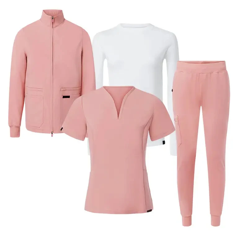 Custom Scrubs Uniforms Sets Nurse Fashionable Hospital Joggers Scrubs ...