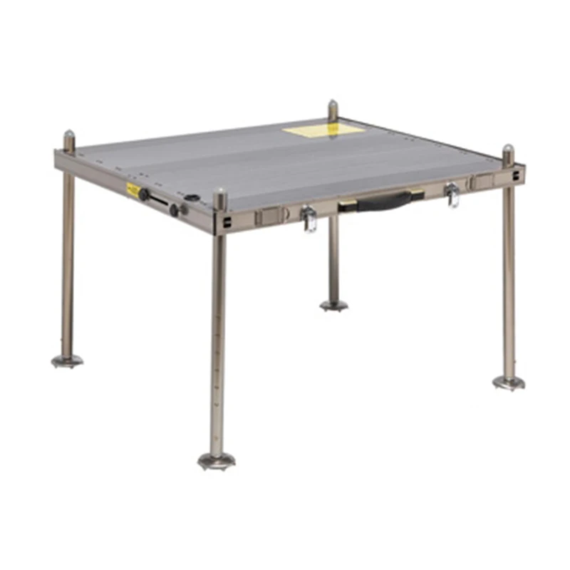 Adjustable Height Aluminum Fishing Platform Stable And Foldable Fishing ...