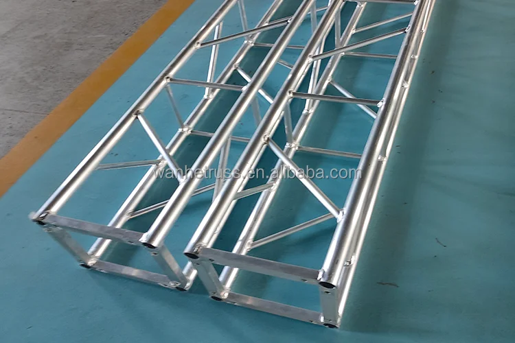 Bolt-mounted Lightweight Aluminum Truss 200*200mm Round Tube Stage ...