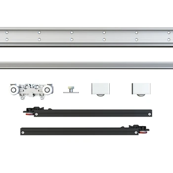 Concealed Wall Mount Hidden Track Ghost Door Sliding System For Wooden ...