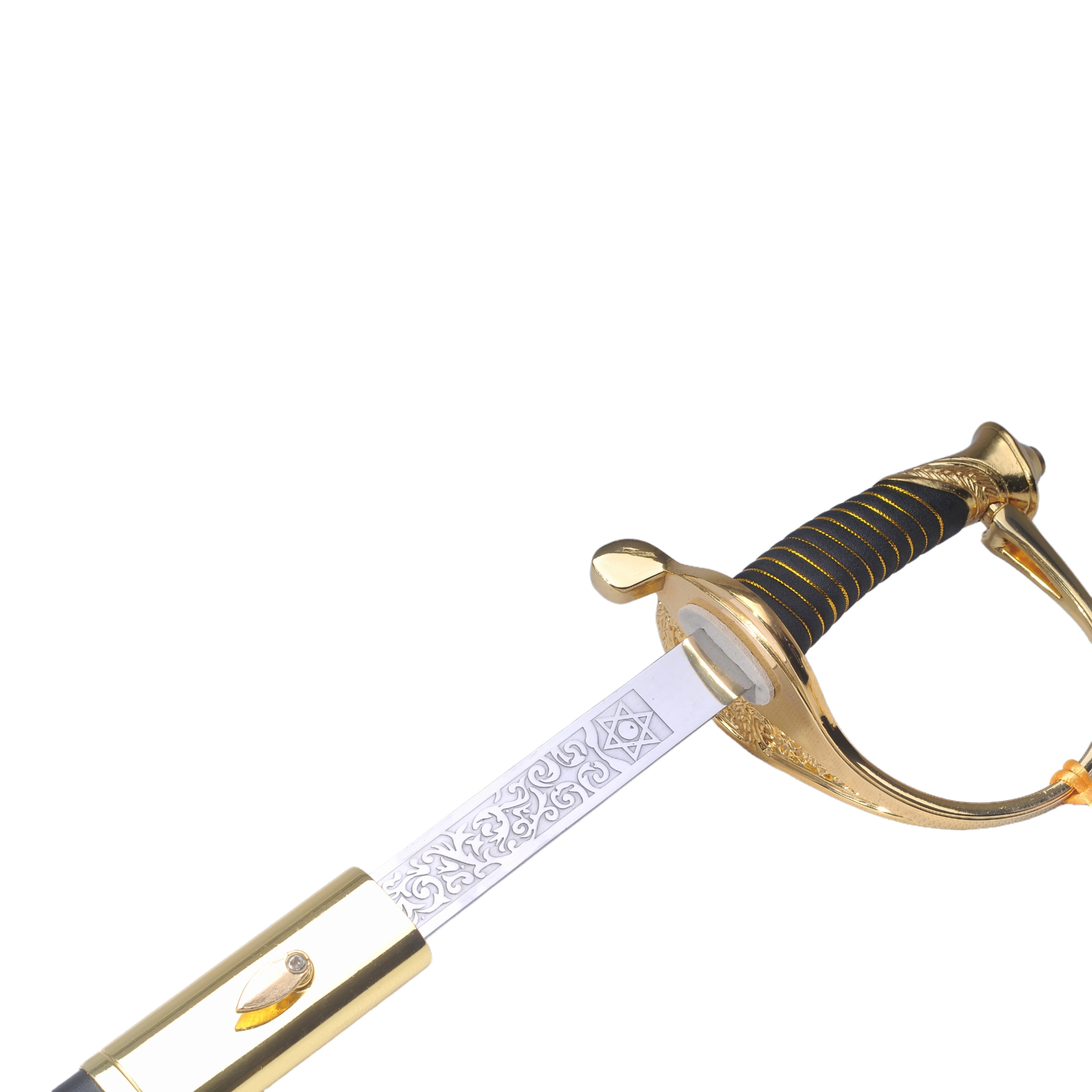 94cm Gold Command Sword - Perfect for Cosplay & Collectibles