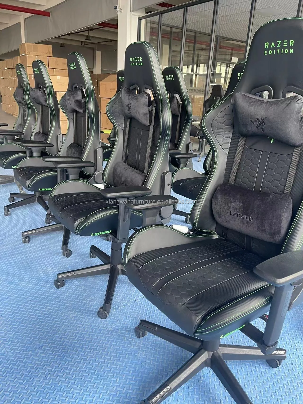 Razer Gaming Chair New Style Pc Gamer Chair Free Ergonomic Pu Leather ...