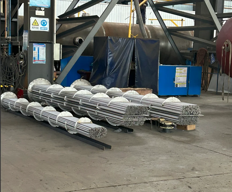 Shell and Tube Air Heat Exchanger for High Temp Oil Floating Head ...