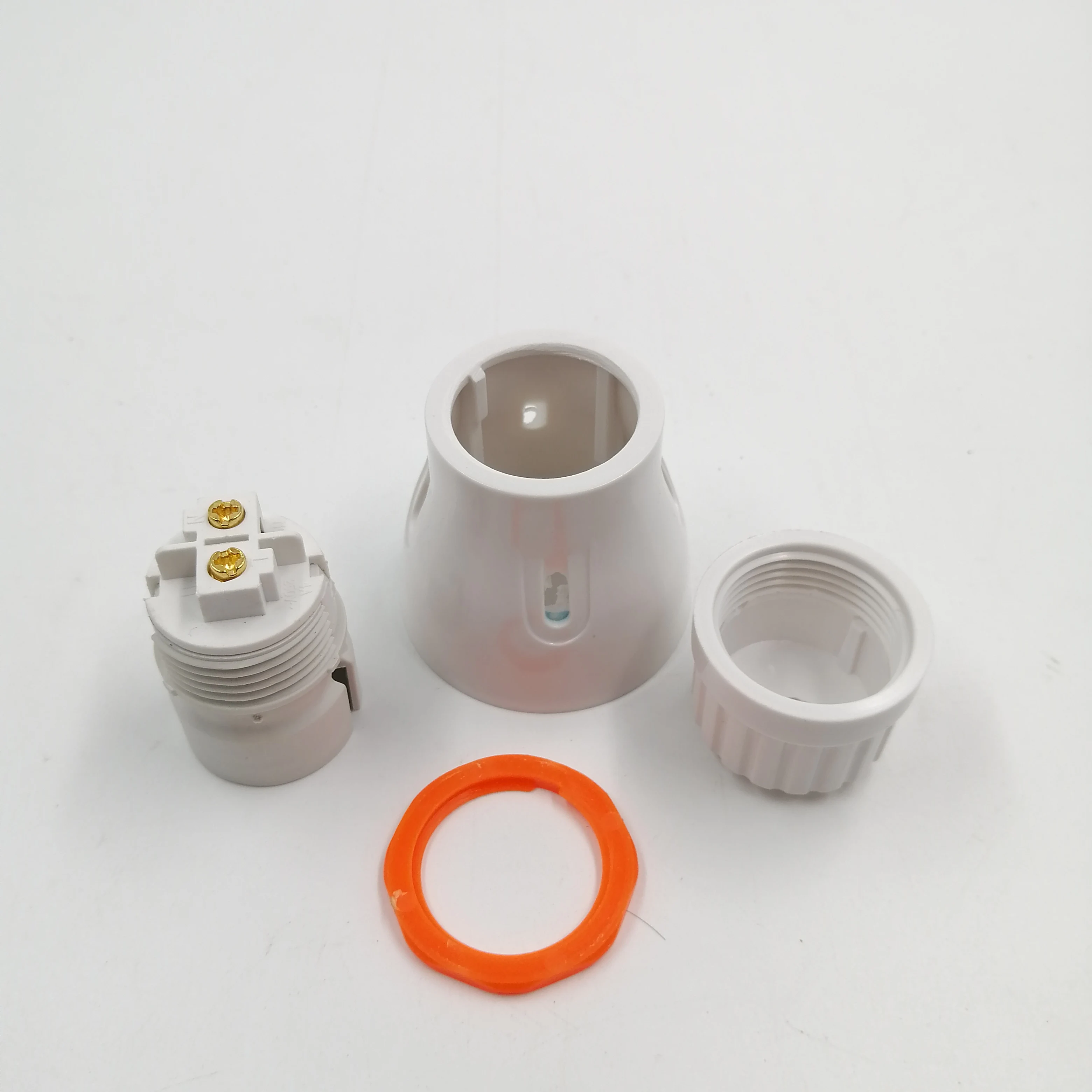 Wholesale Lamp Holder E27 Screw Shell Lampholder Plastic Material Wall ...