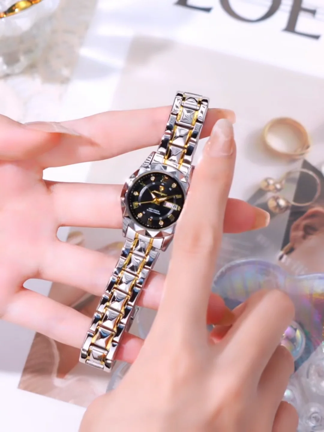 Poedagar Wholesale High Quality Stainless Steel Female Quartz Watches ...