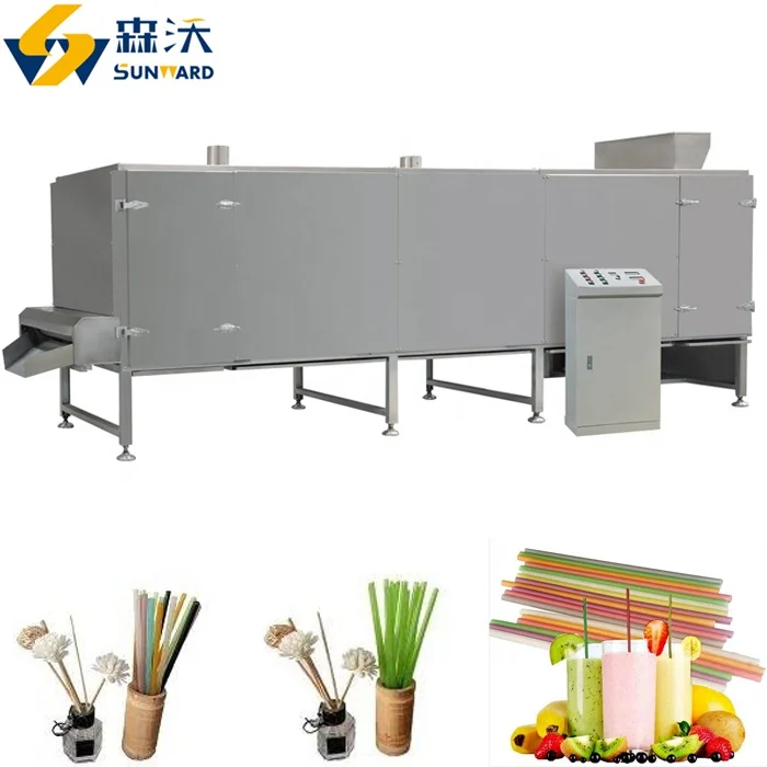 Sunward High Efficiency Rice Straw Making Machine & Drinking Straw ...