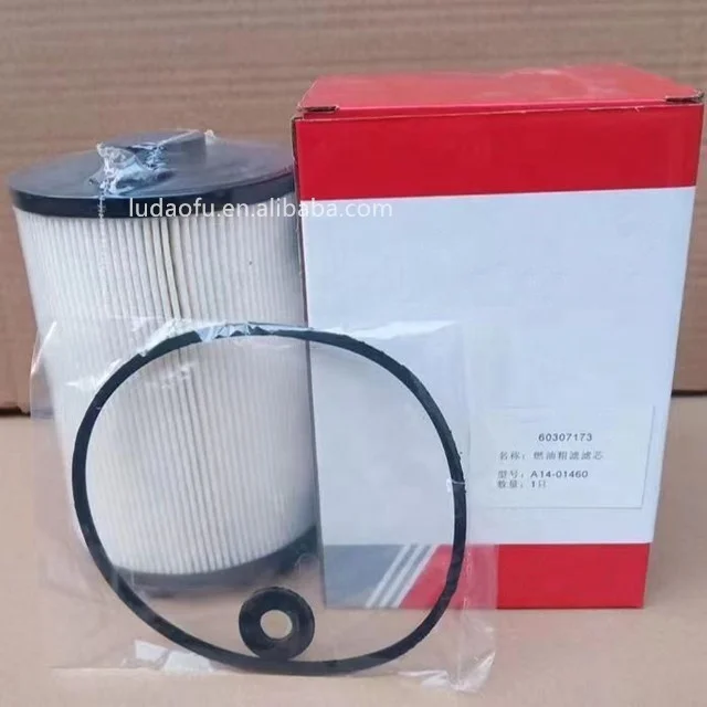 Excavator Diesel Engine Paper Fuel Filter A1401460 A14-01460 60307173 ...