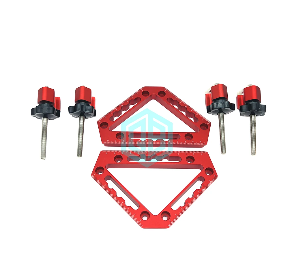 L-shaped Auxiliary Fixture Clip Carpenter Square Ruler Splicing Board ...