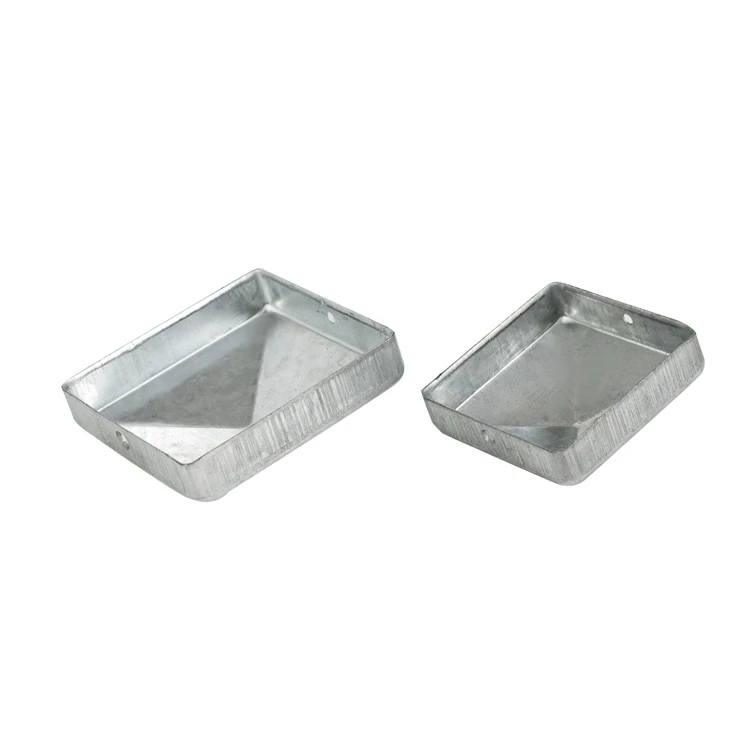 Pyramid Galvanized Metal Fence Post Cap - Durable & Eco-friendly