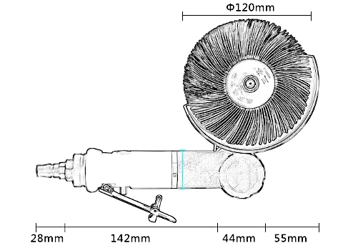 Sanding Convex and Concave Surfaces with Tarboya Flap Sander