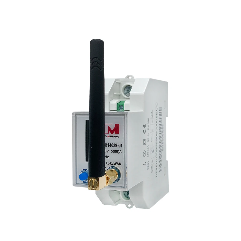 Iot Intelligent Wireless Lorawan Electric Meter Multi-function ...