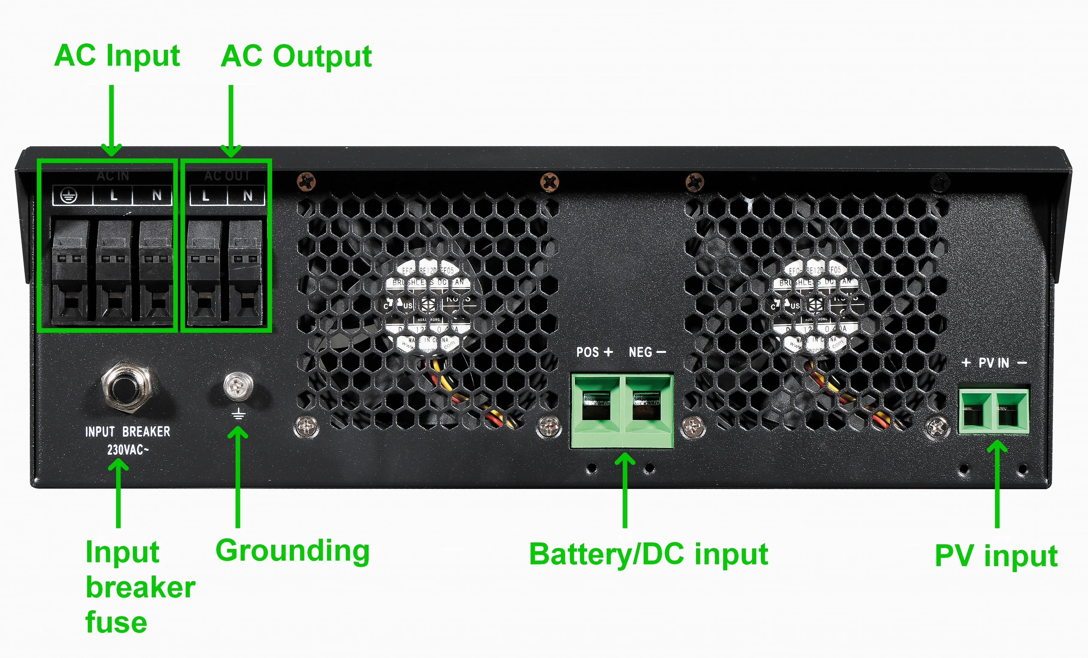 5000watt Solar Inverter 5kw With 80a Mppt Controller Hybrid Inverter ...