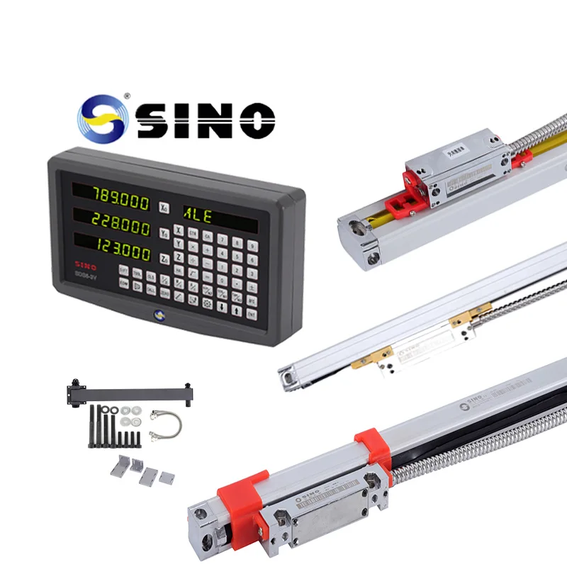 Digital Measurement Tool Dro Sino Sds6-3v For Milling Machines With Linear Glass Scale Encoder ...