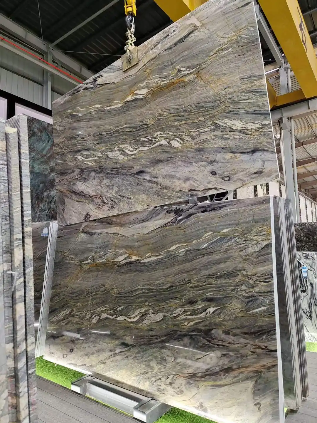 YDSTONE Blue Quartzite Slabs - Elegant Indoor Decoration