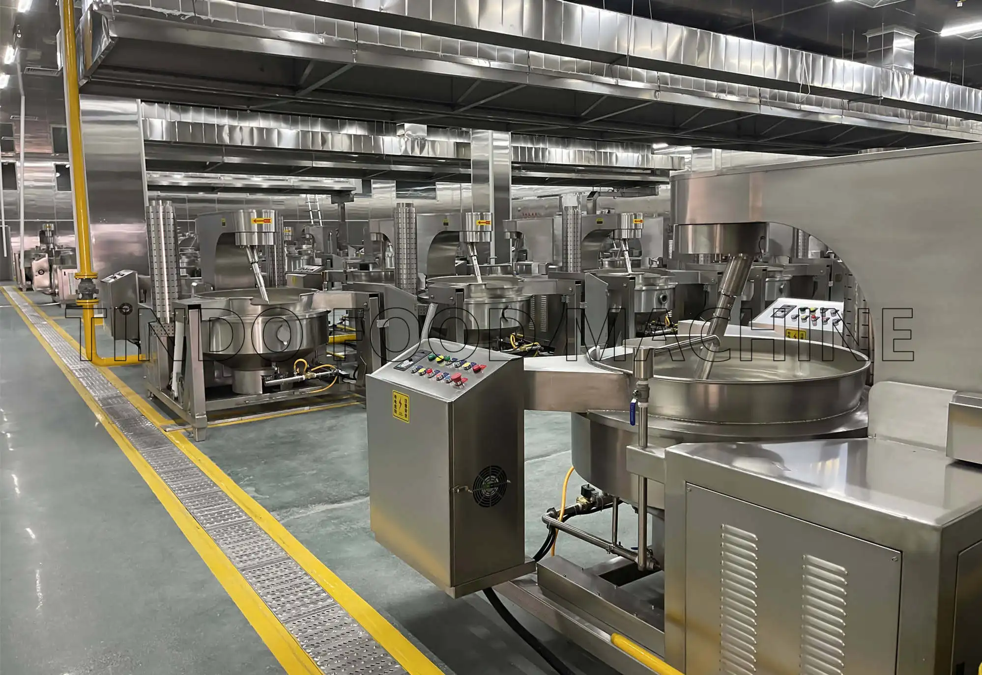 Industrial Cooking Mixer Machine - TINDO Pot Jacket Kettle