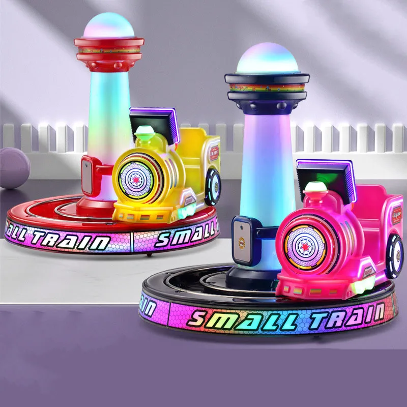 Twin-seat Revolving Track Train - Fun for Kids & Adults