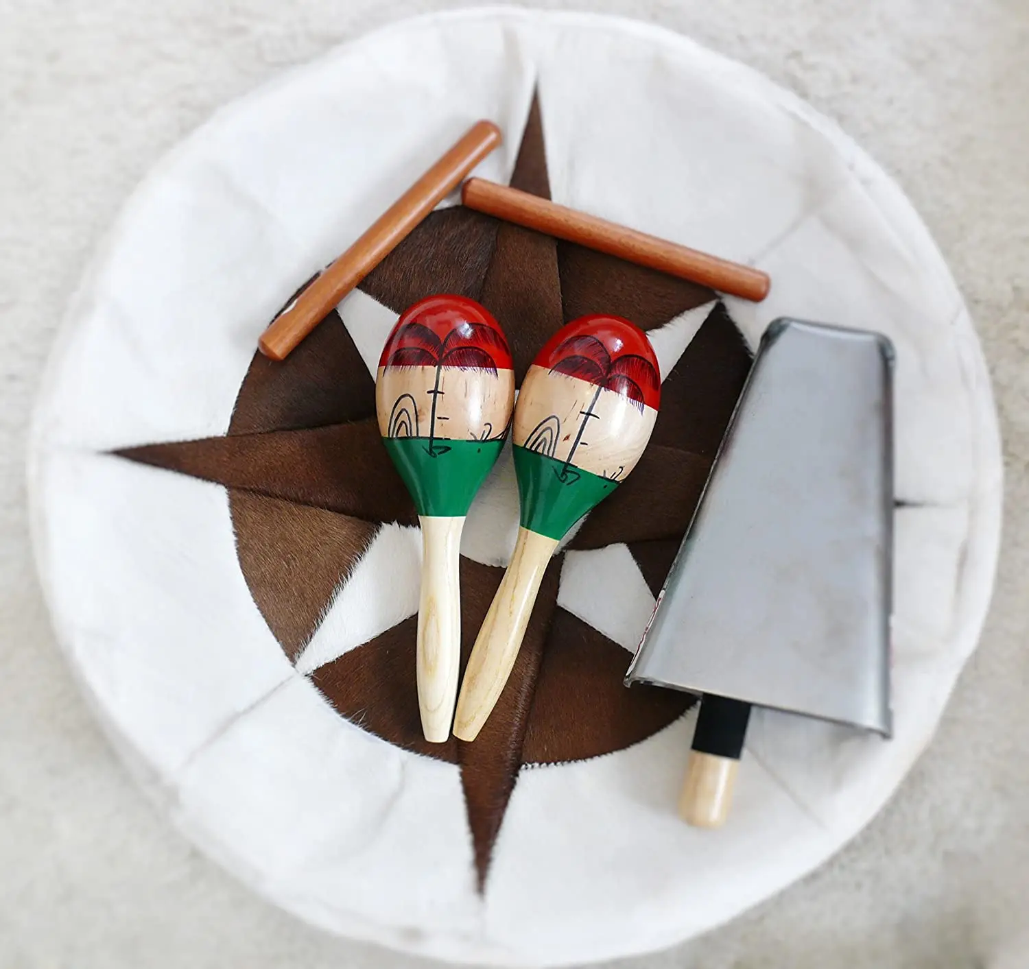 Percussion Wholesale Little Wooden Maracas Musical Instrument With Good ...