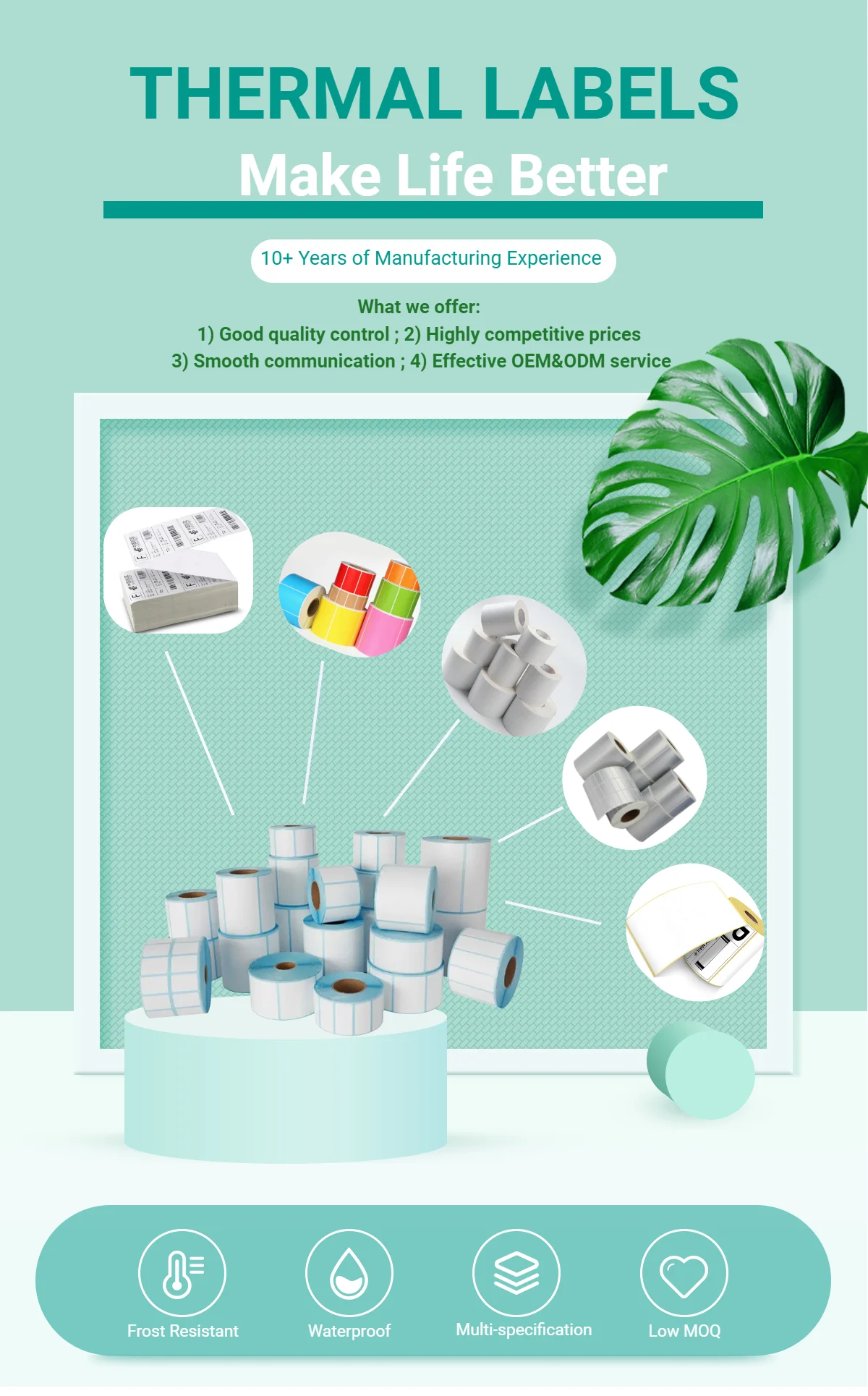 Customized Printing Waybill Adhesive Paper Commercial Barcode Shipping ...