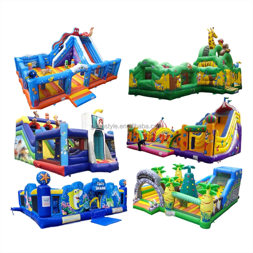 New Design Kids Amusement Park Inflatable Bouncy Castle Inflatable Fun ...