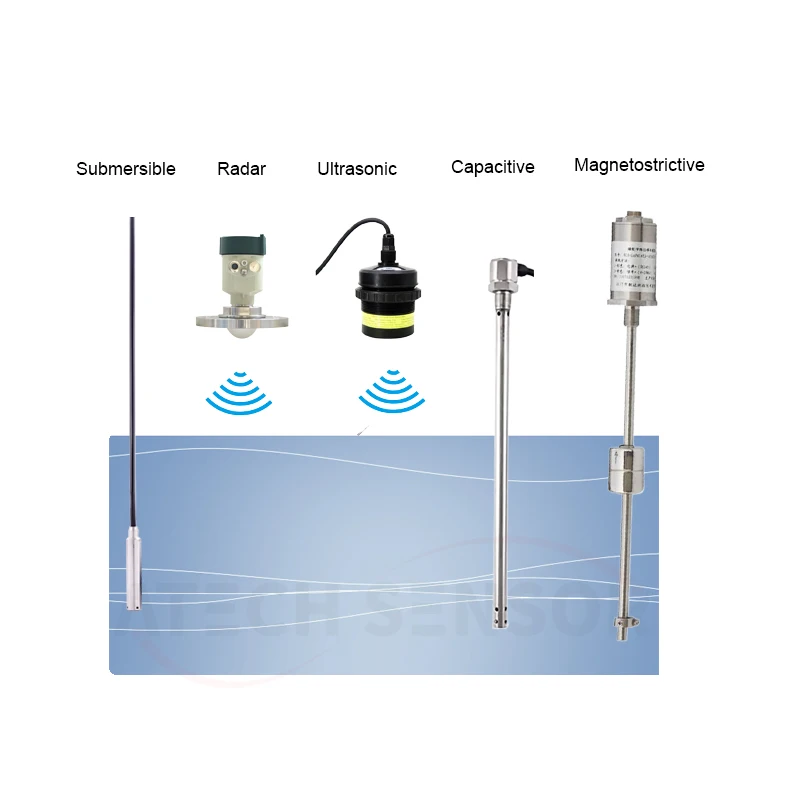 Atech 4-20ma Rs485 Liquid Level Transmitter Submersible Water Diesel ...