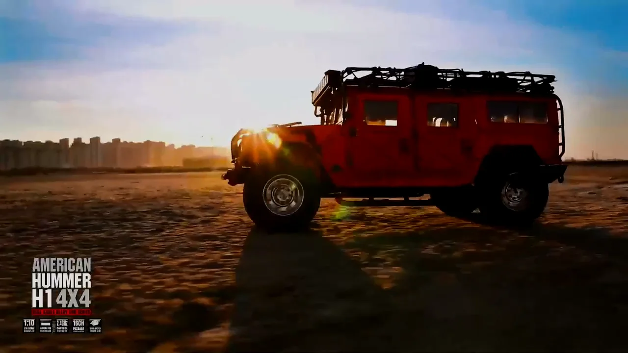 Hg-p415 Trasped P415 1/10 2.4g 4*4 Us Civilian Hummer H1 4x4 Metal ...