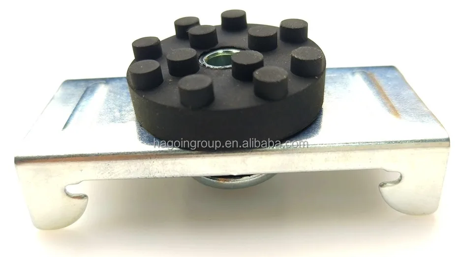 Rubber Resilient Sound Isolation Acoustic Soundproofing Isolator For ...