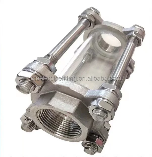 Ss304 Sanitary Stainless Steel Tubular Sight Glass With Thread - Buy ...