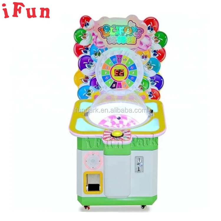 Lollipop Candy Machine Arcade Game Catch Candy Coin Pusher Game Machine ...