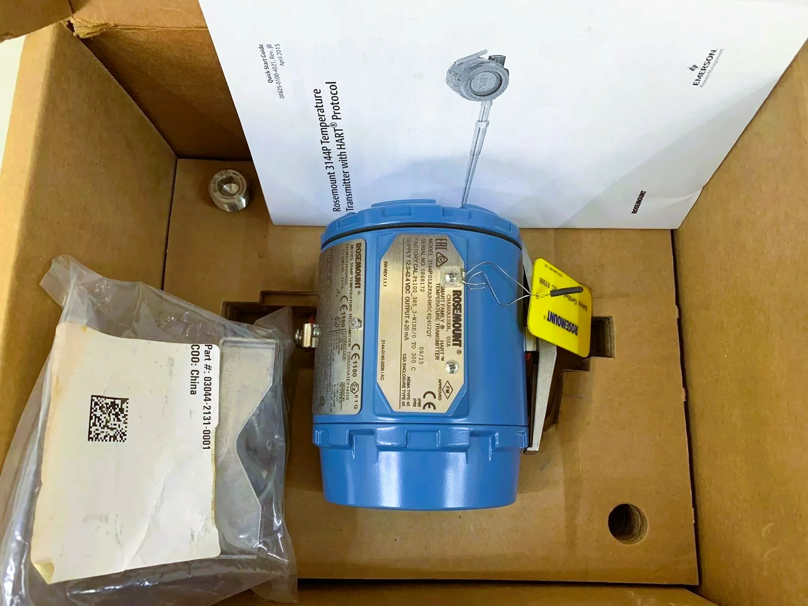 Original Rosemount 3144PD Rosemount 644/3144P Temperature Transmitter 4 ...