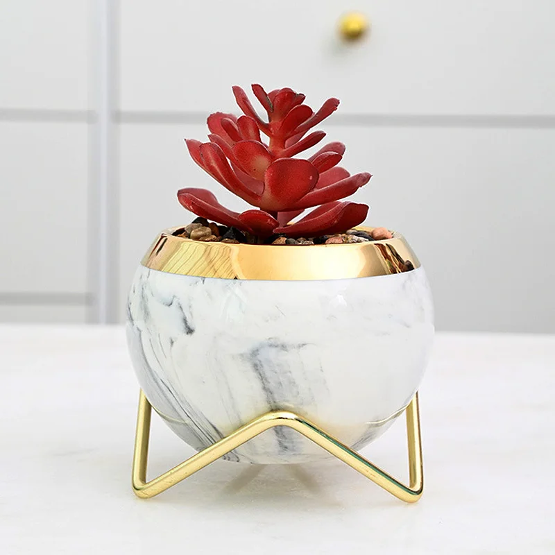 Nordic Small Flower Pot Ceramic Cactus And Succulent Planter Porcelain ...