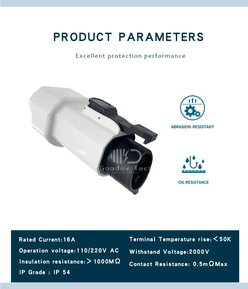 EV Charge Adapter - V2L Vehicle to Load Type 1 for MG Citroen