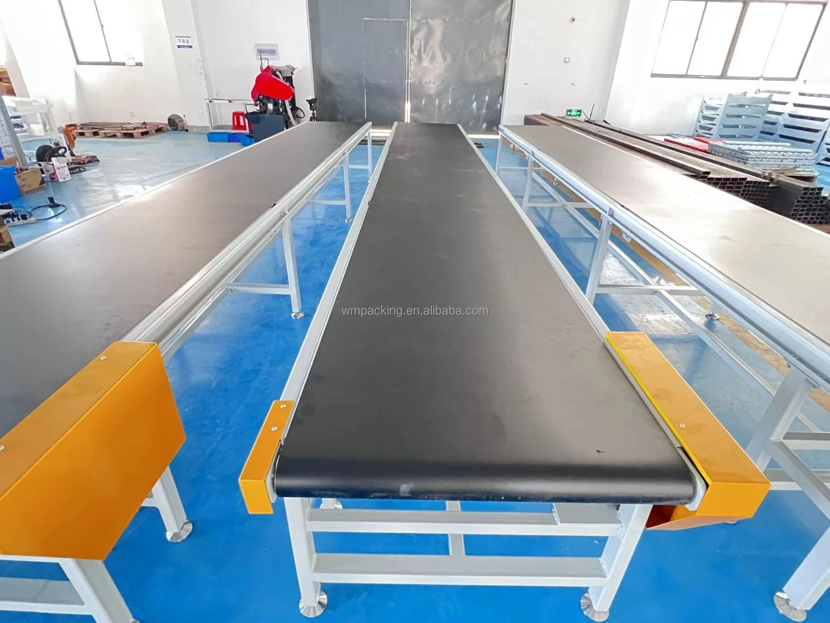 Powered Belt Conveyor Small Belt Conveyor Machine System For Assembly ...