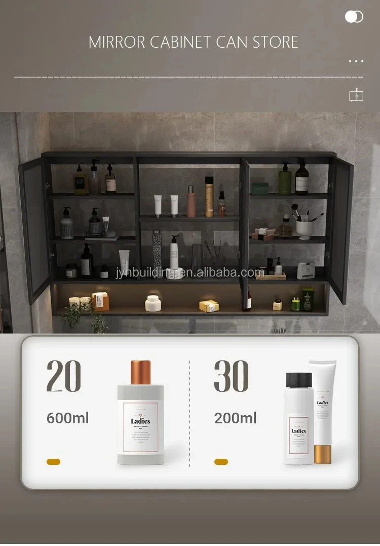 Wholesale Bathroom Furniture Hanging Circular Arc Cabinet Solid Wood ...