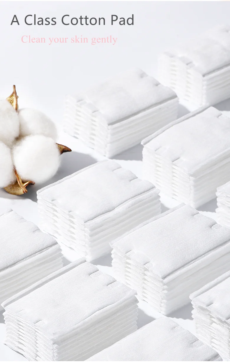 Disposable Thin Cotton Facial Make up Remover Eye Pads Silk