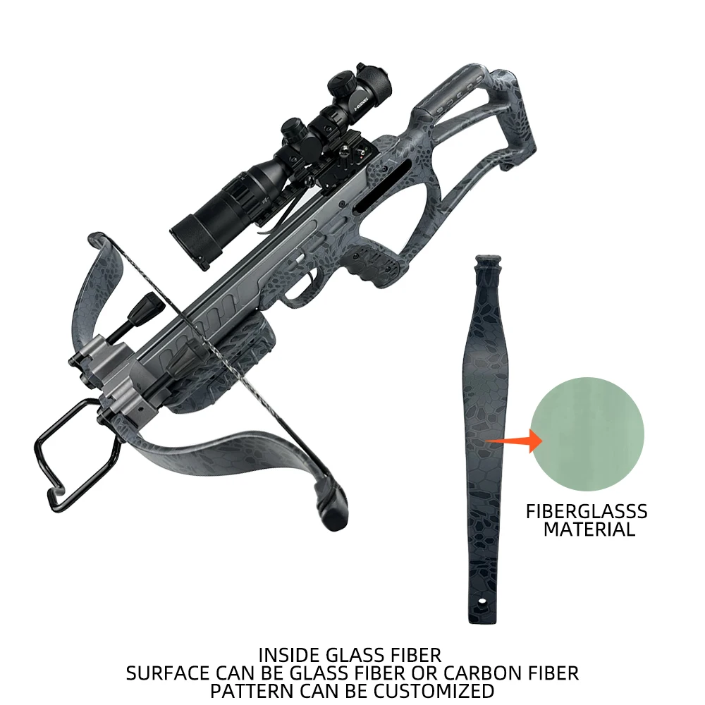 Professional Powerful Carbon Fiberglass Crossbow Limbs Hunting Bow And ...