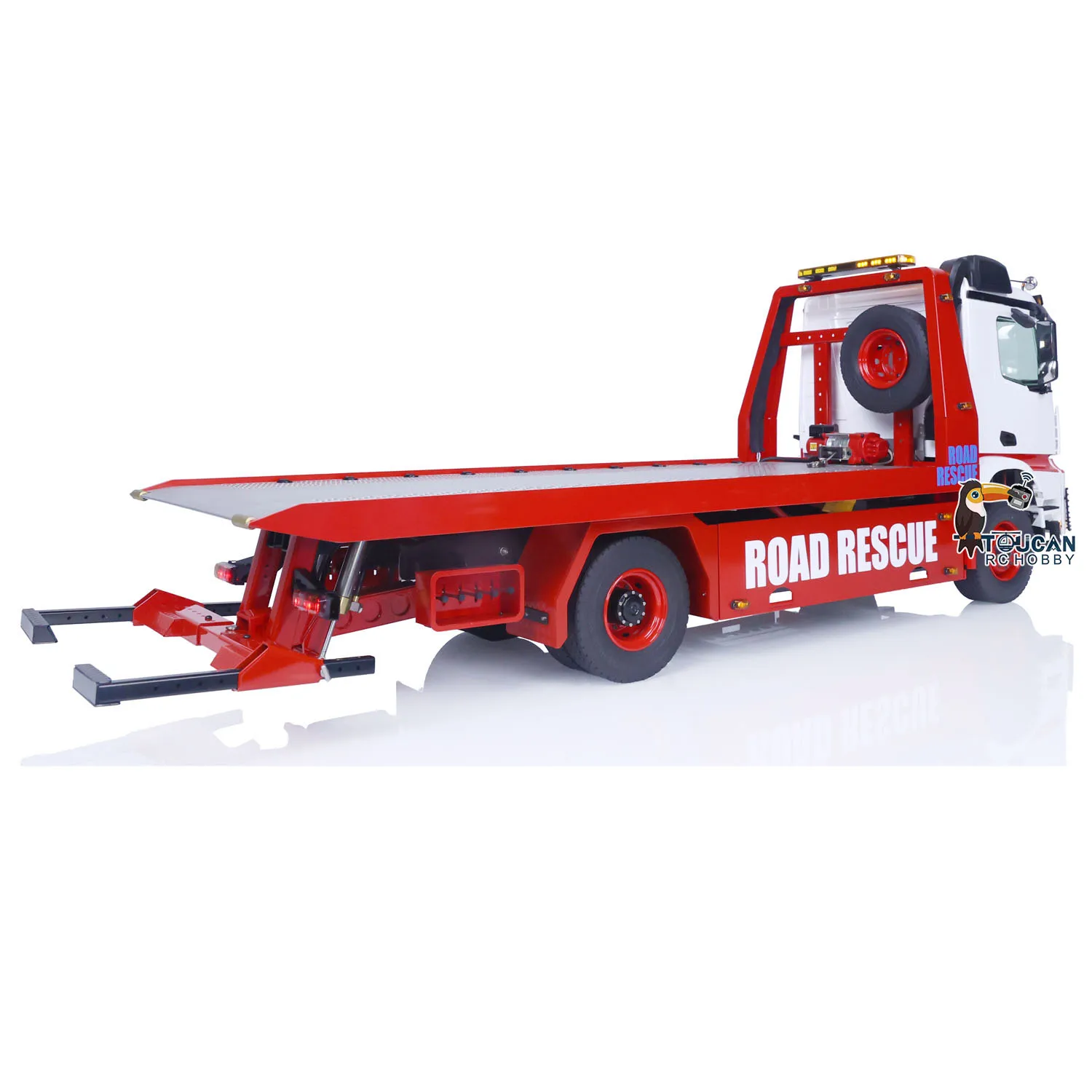 Jdmodel 1/14 Rc Hydraulic Tow Truck 4x4 196 4wd Flatbed Wrecker Car ...