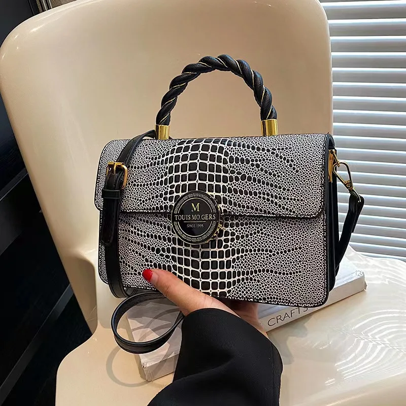 Small square alligator Patent Leather Shoulder Bag| Alibaba.com