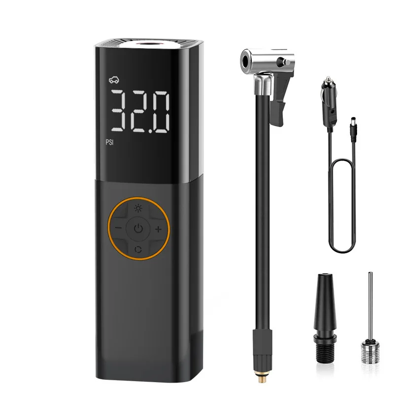 DC 12V Digital Wireless Tire Inflator Cordless Tire Inflator Portable ...