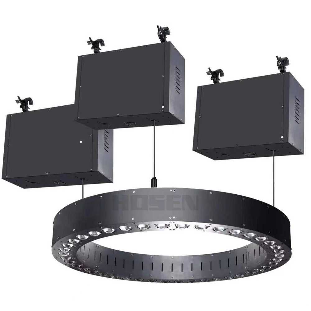 Kinetic Beam Ring DMX Winch Stage Led Lifting Led circle ring light For ...