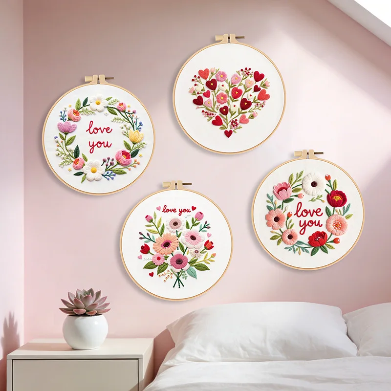 Diy Hand Cross Stitch Embroidery Kit Set Handicrafts Starter Kit for ...