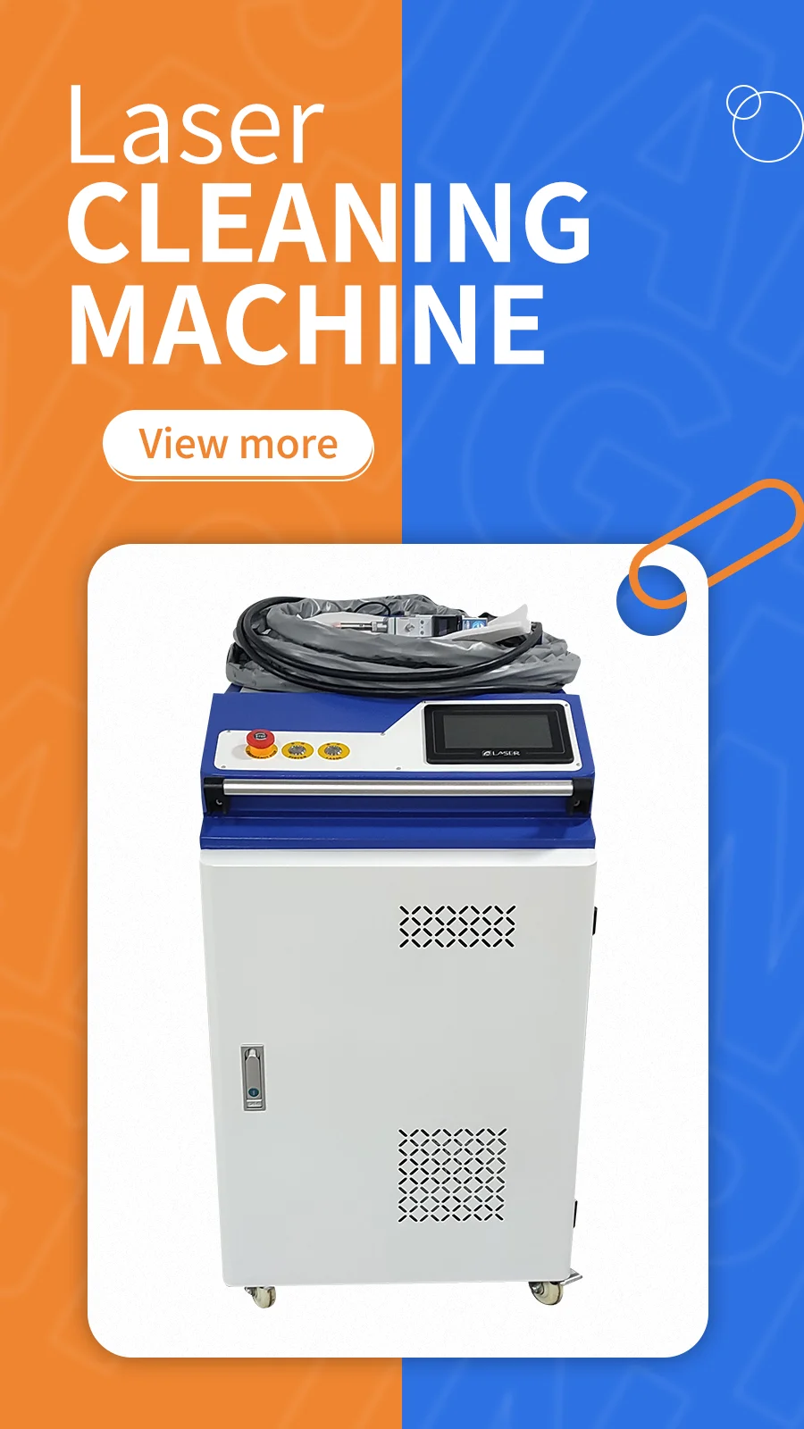 New Type Handheld Lazer Cleaner 3000w Laser Metal Surface Cleaning ...